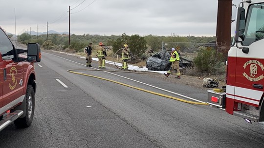 Crash on Carefree Highway leaves 1 dead, fire officials say | 12news.com