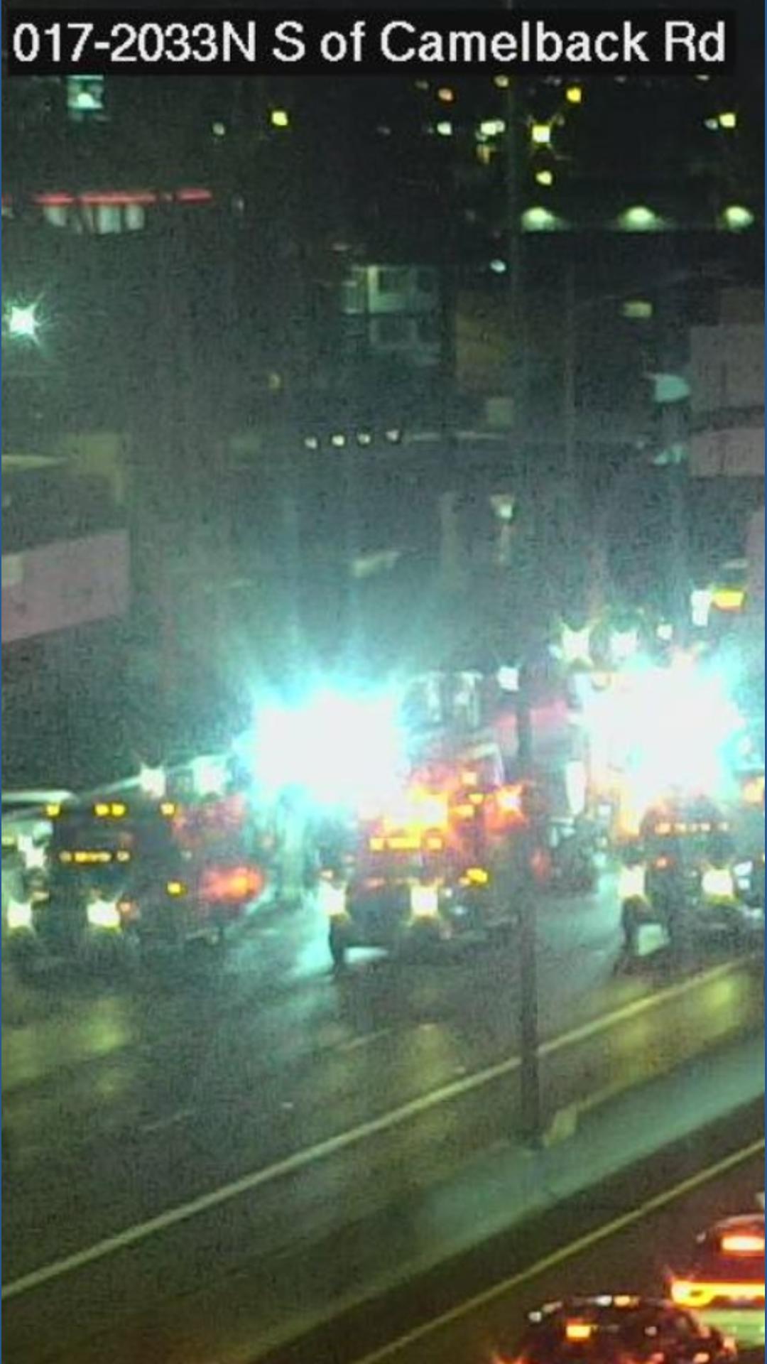 Southbound I-17 closed at Camelback Road in Phoenix | 12news.com