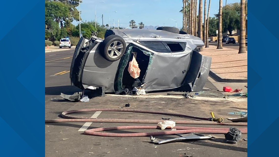 2 crashes in Scottsdale shut down intersection | 12news.com