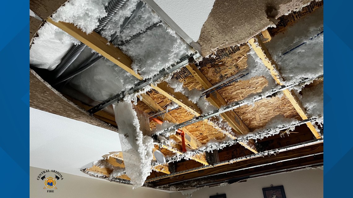 42 people displaced following ceiling collapse in Prescott Valley ...
