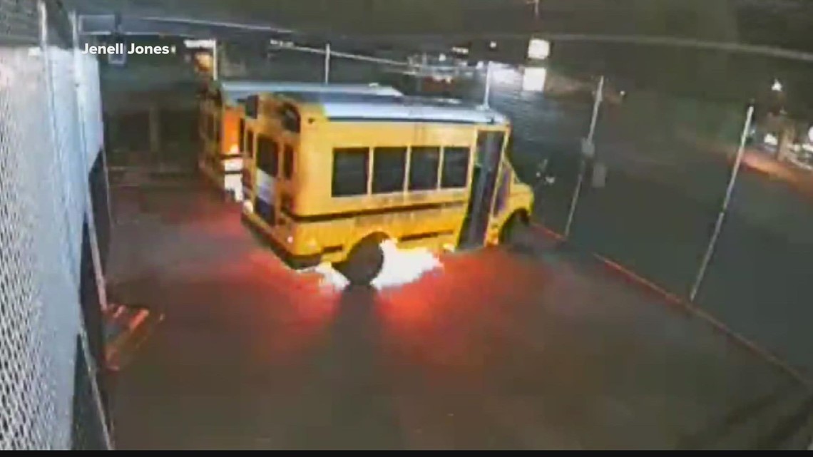 Two school buses set on fire at Phoenix preschool, officials ...