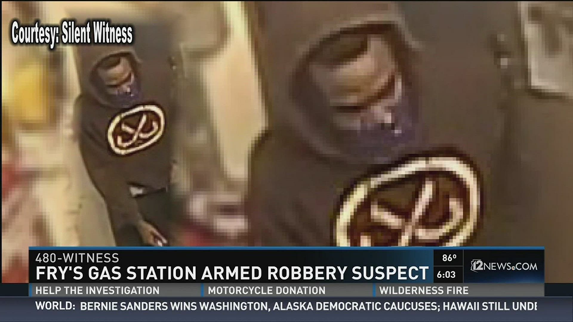 Silent Witness: Armed robbery at Phoenix gas station | 12news.com