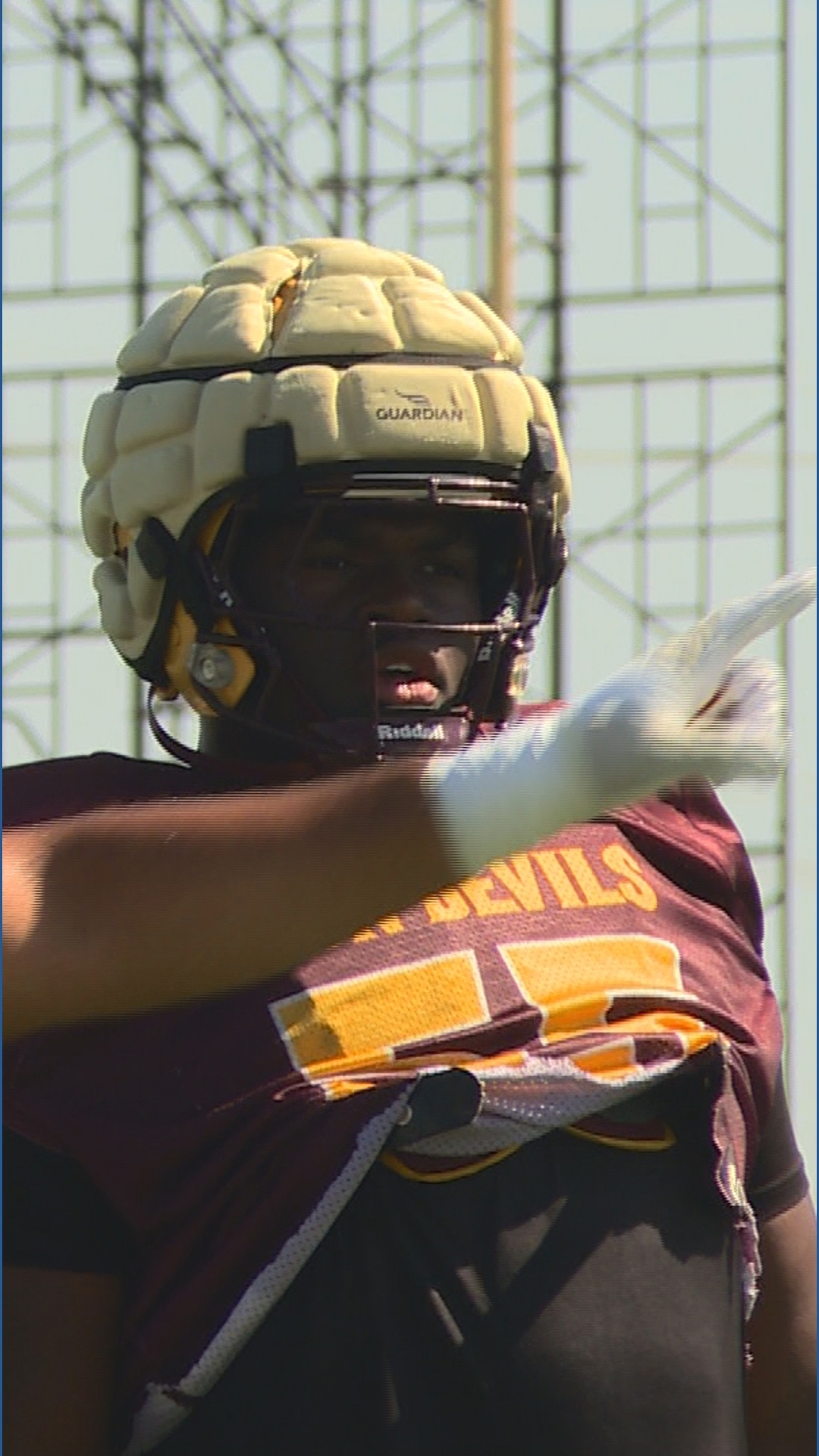 Ben Coleman embraces center role in football for 2025 season | 12news.com
