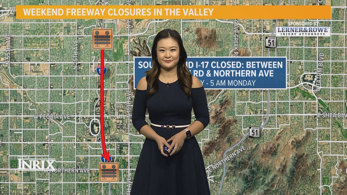 Phoenix weekend traffic report: Closures for Aug. 18 - Aug. 21 | 12news.com