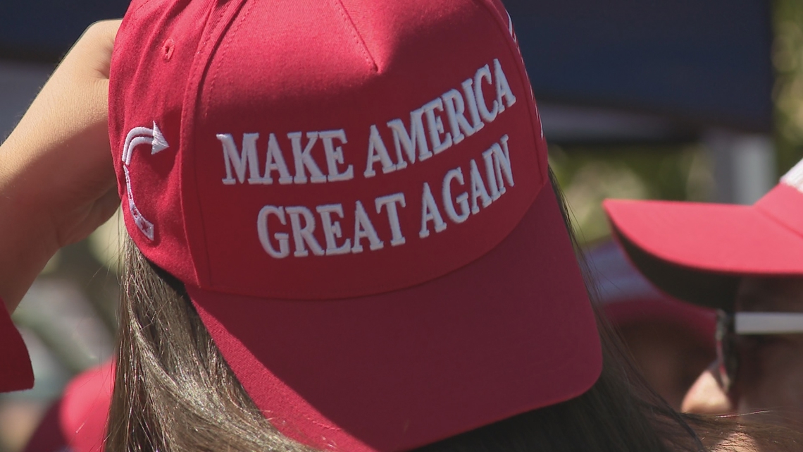 Conservative group passes out MAGA hats at AZ Cardinals game | 12news.com
