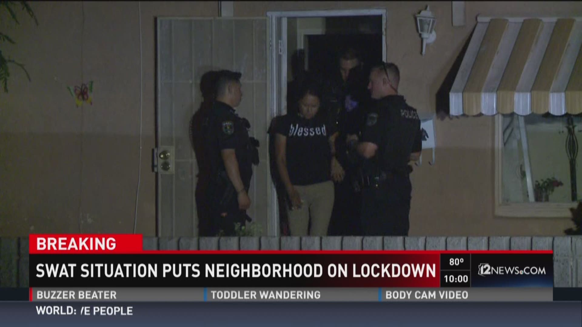Hours-long SWAT standoff ends with raid on empty house | 12news.com