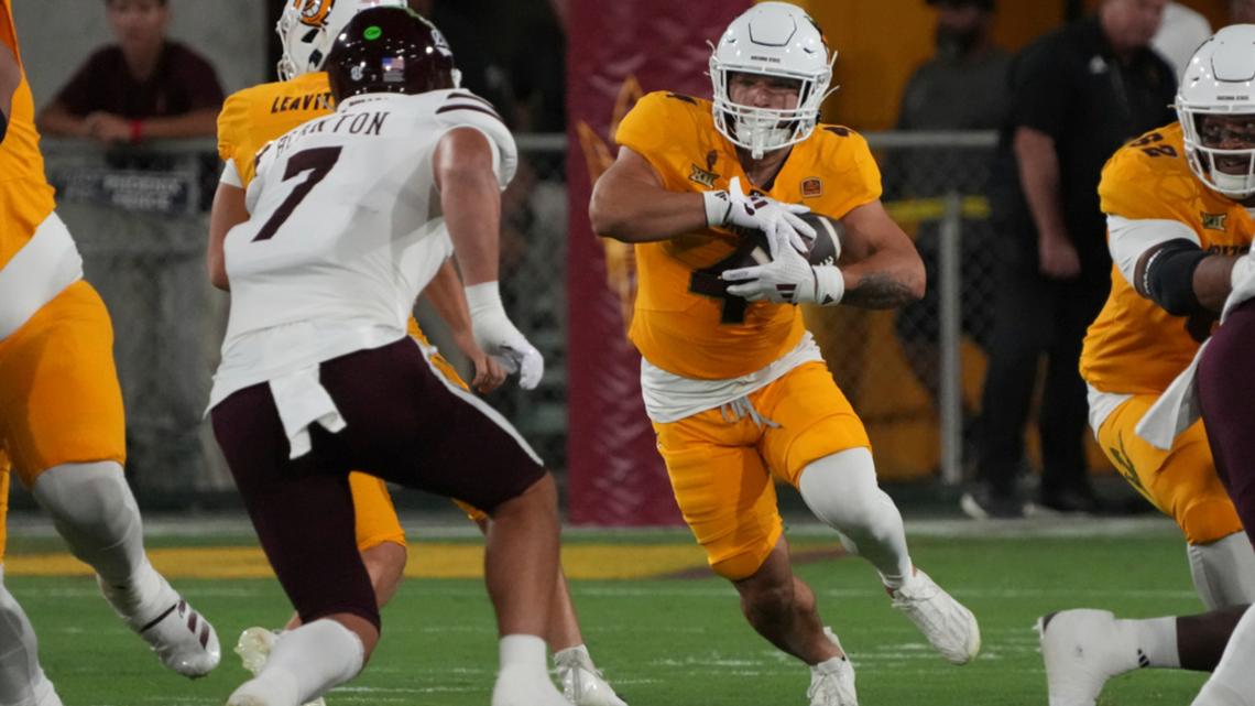 ASU RB Cam Skattebo earns AP Player of the Week honors | 12news.com