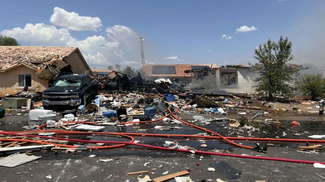 Tucson house explosion investigated by firefighters | 12news.com