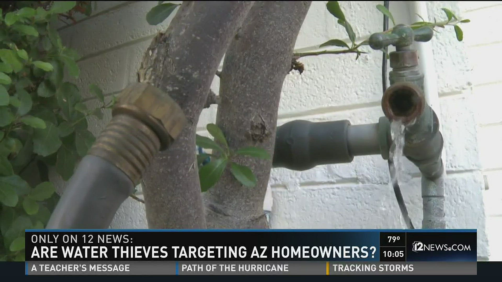 Thieves steal water from Phoenix homeowners | 12news.com