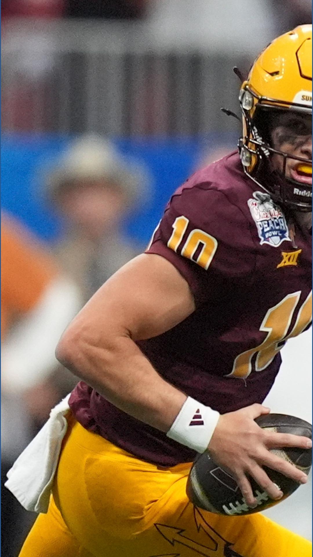 Quarterback Sam Leavitt lights up defense on day one of ASU football ...