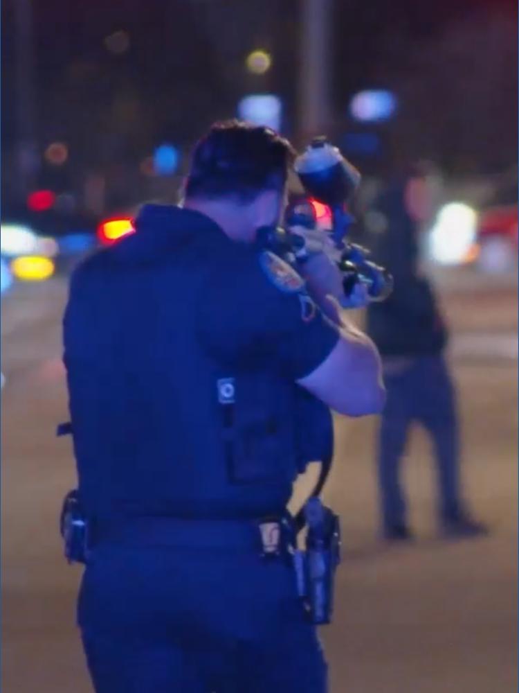 Police use pepper balls to disperse crowd after fight breaks out ...