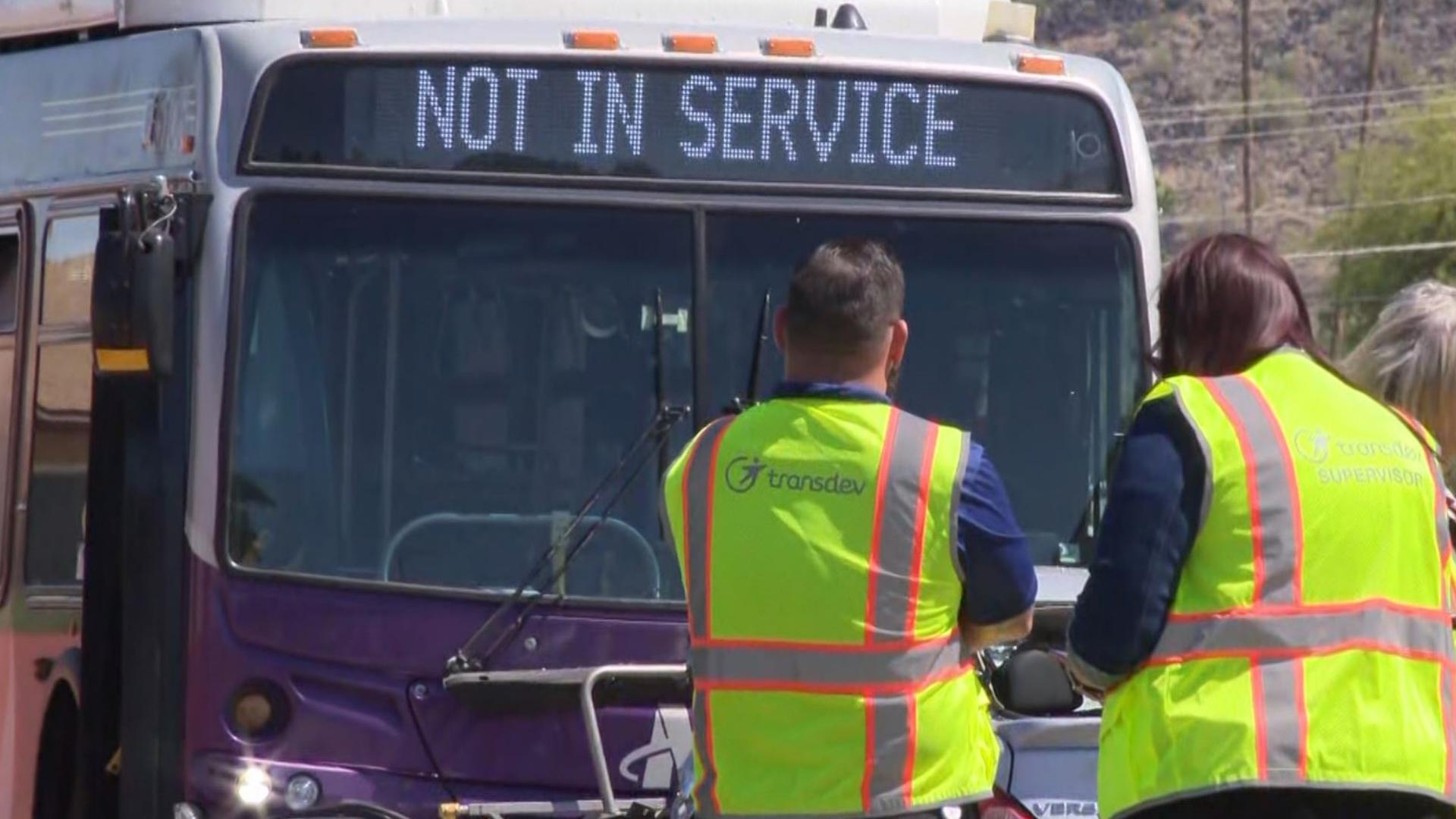 Phoenix city bus involved in crash | 12news.com