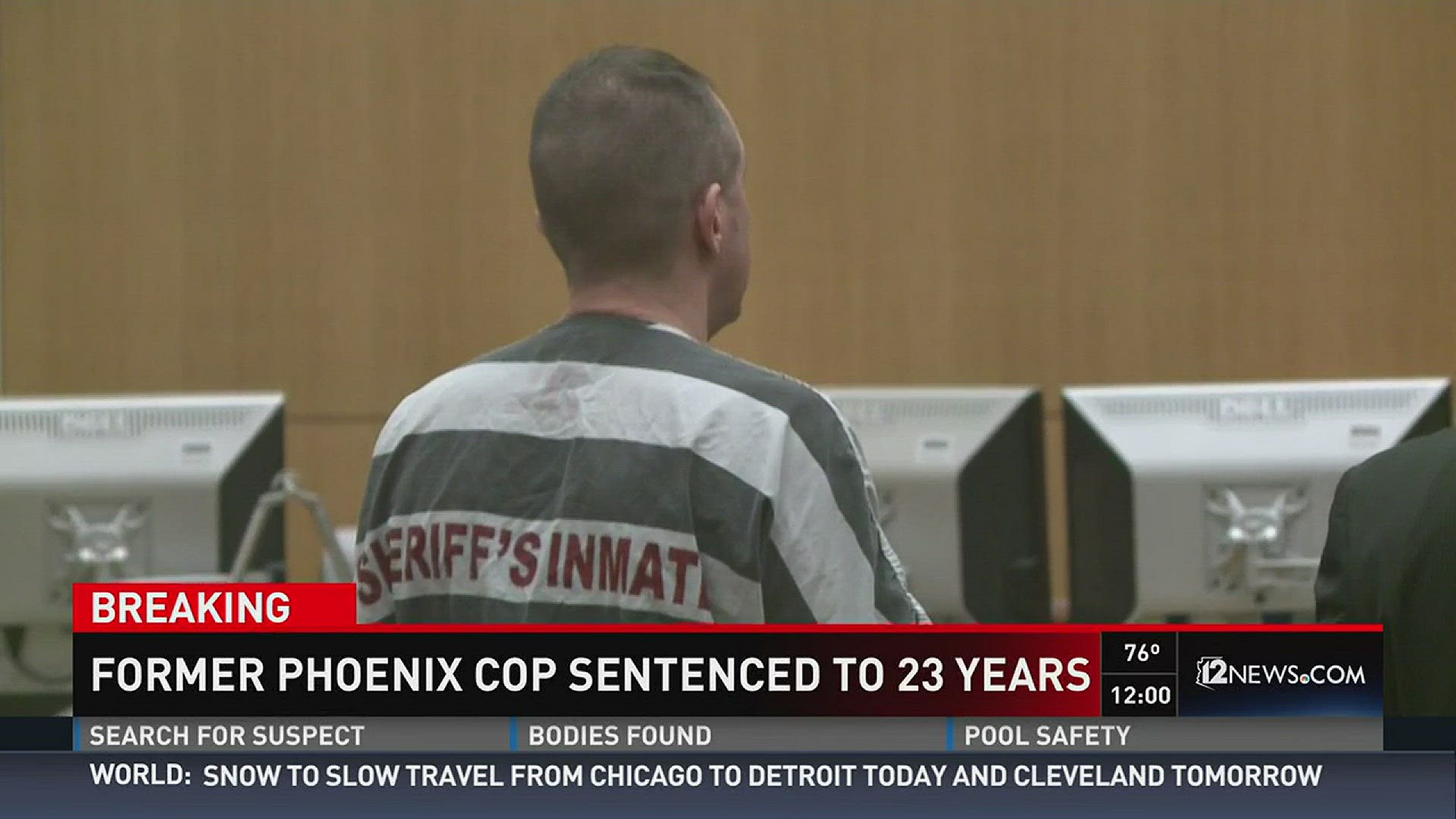 Former cop gets 23 years in sex-crimes case | 12news.com