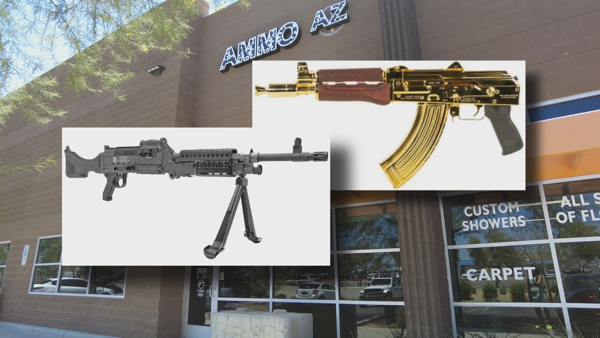 ‘High caliber’ guns stolen from north Phoenix shop | 12news.com