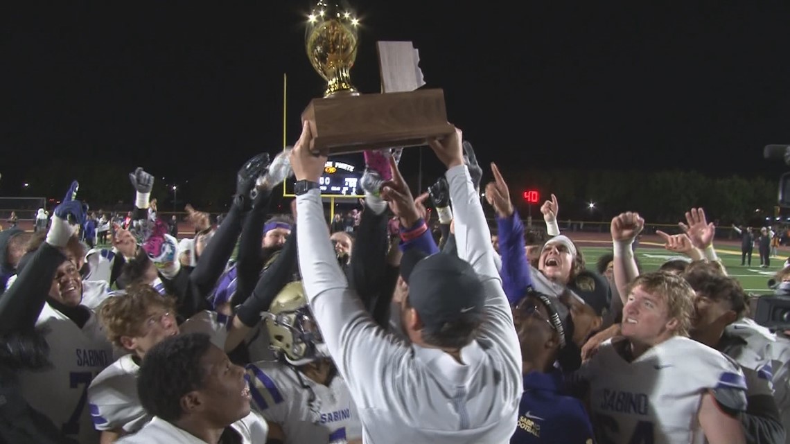 Sabino Sabercats win 3A high school football state championship ...