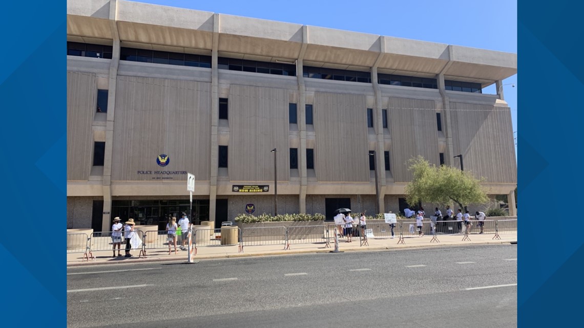 Protestors demand body cam video in killing of Ryan Whitaker | 12news.com