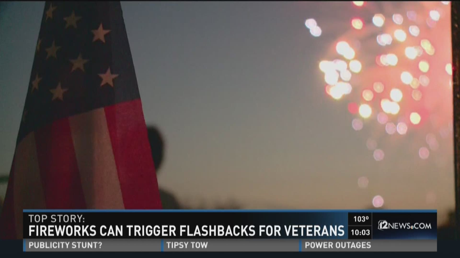 Fireworks can cause flashbacks, anxiety for military vets with PTSD ...