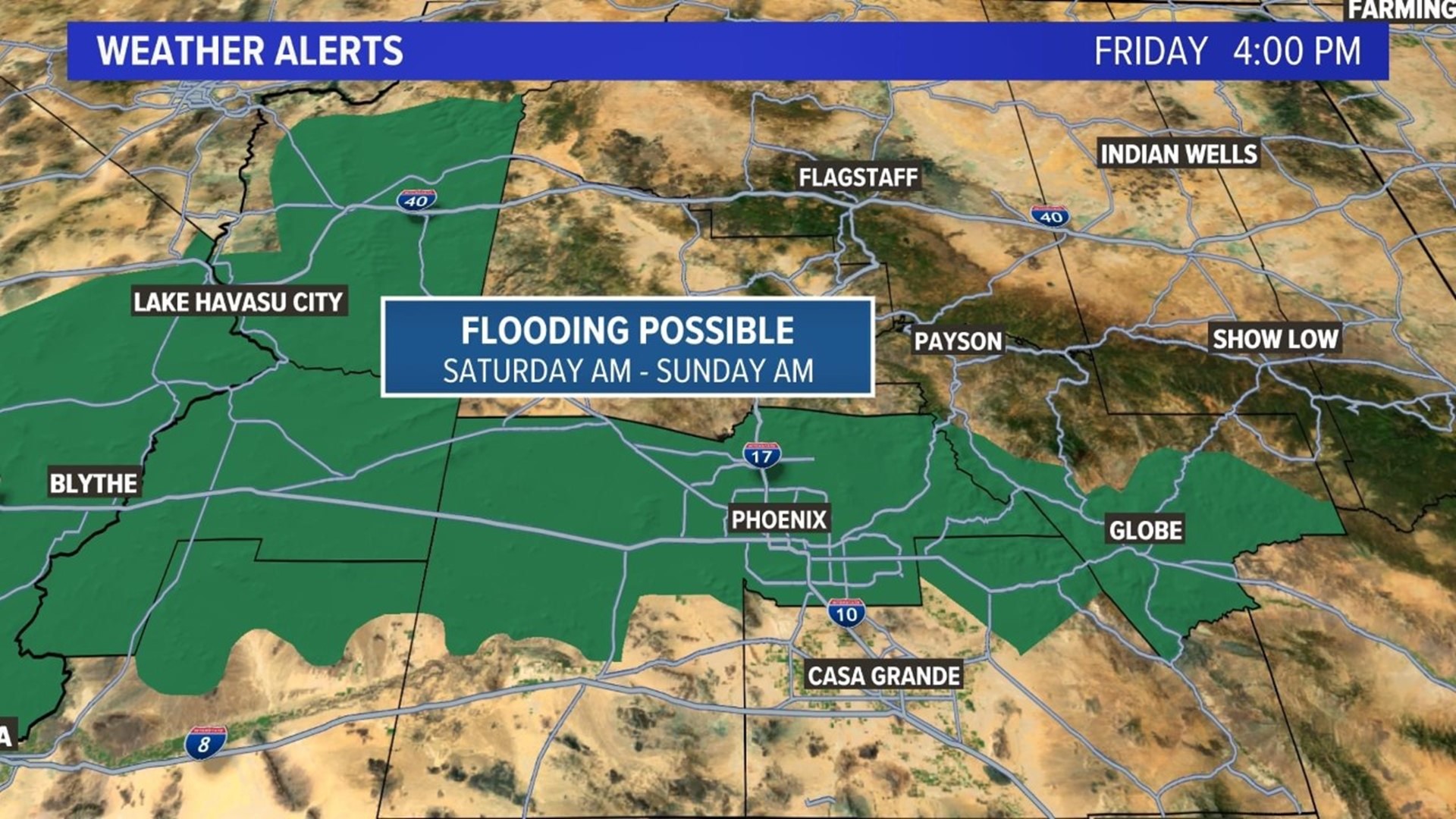 Arizona weather see reversal from tranquil pattern this weekend ...