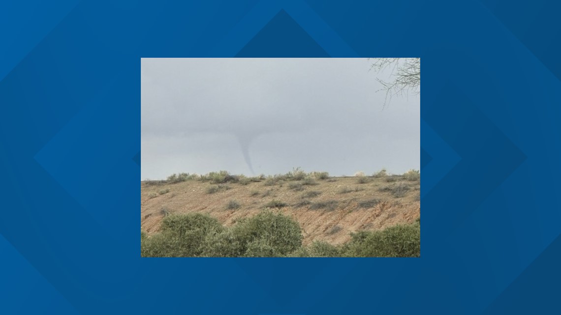Cold-air funnel clouds pop up in Arizona on April 1 | 12news.com