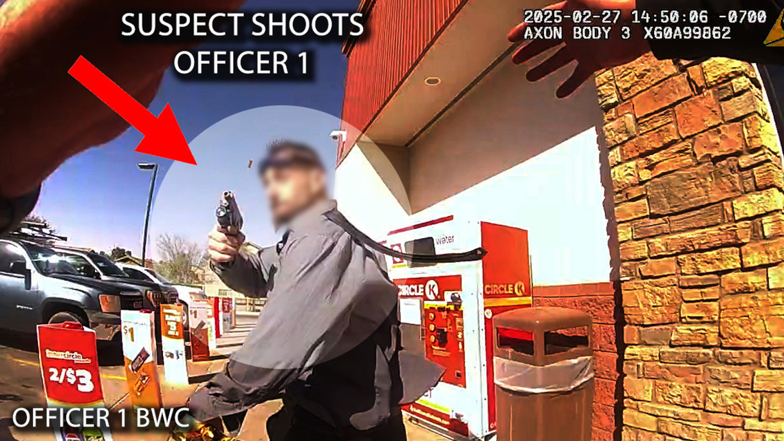 Suspect shot officer multiple times before being killed by police ...