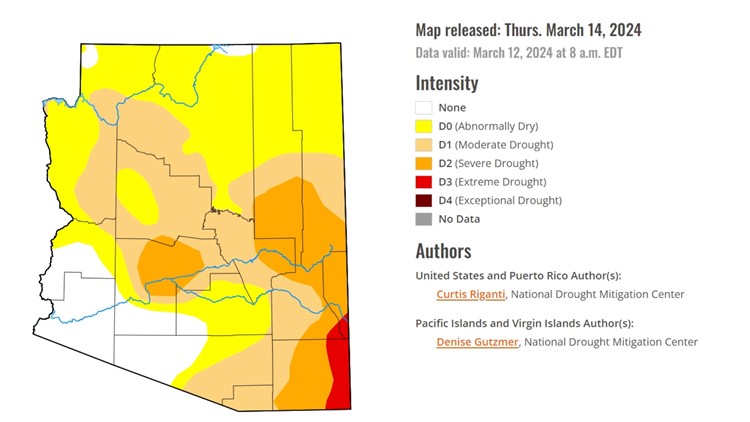 Arizona Drought | What are the latest drought conditions? | 12news.com