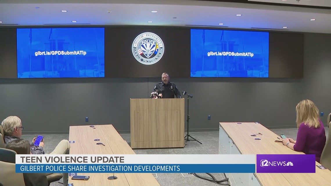Gilbert police chief gives update on teen violence investigations ...