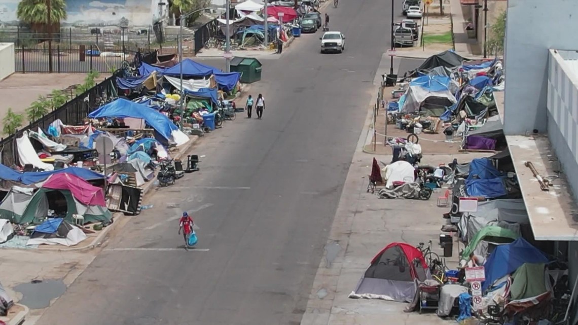 Judge orders Phoenix to stop homeless encampment sweeps | 12news.com