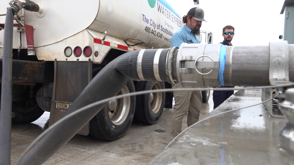 Rio Verde Foothills water pipe turns on, giving permanent water ...