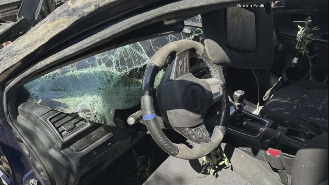 Pair survives dramatic crash over cliff along State Route 88 | 12news.com