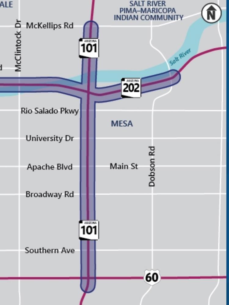 Study aims to reduce traffic at Loop 101-Loop 202 interchange in Tempe ...