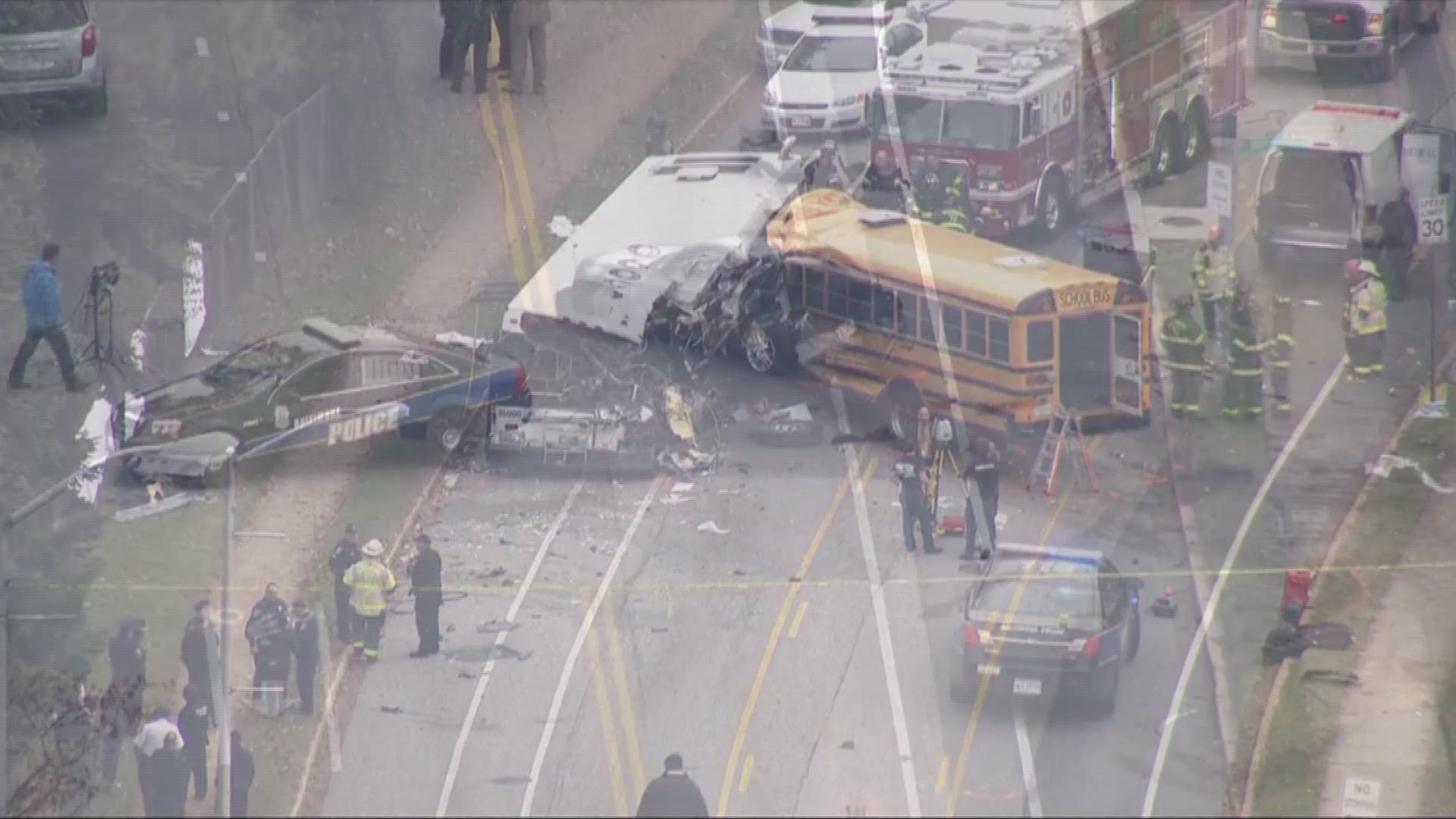 6 dead after school bus, Baltimore city bus collide | 12news.com