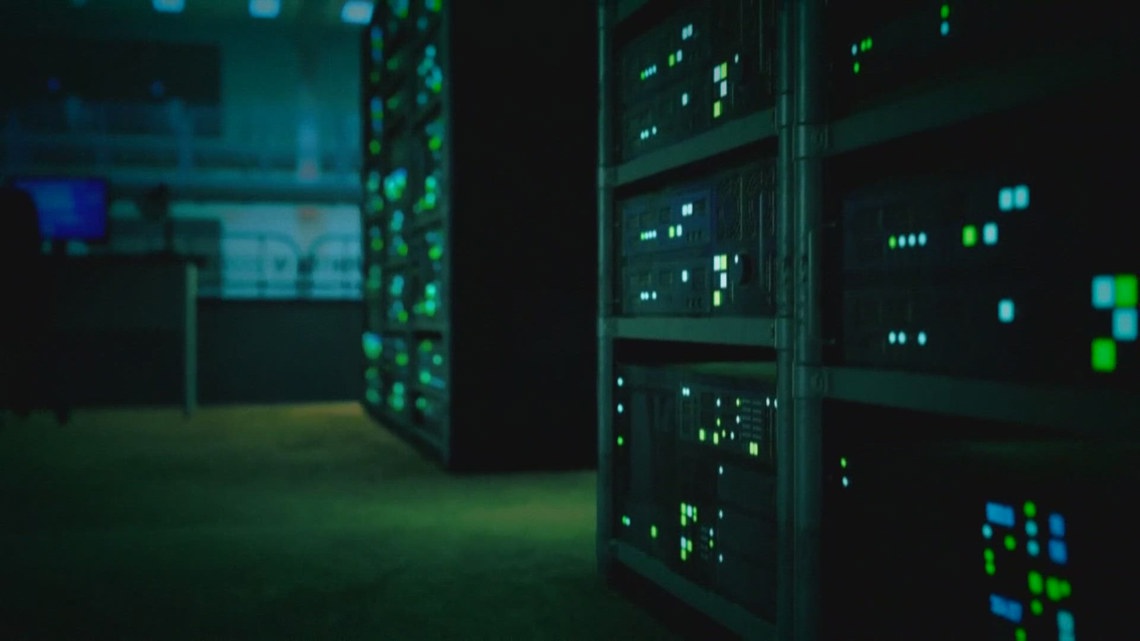 Sinema promoting Chandler data center on behalf of AI industry | 12news.com