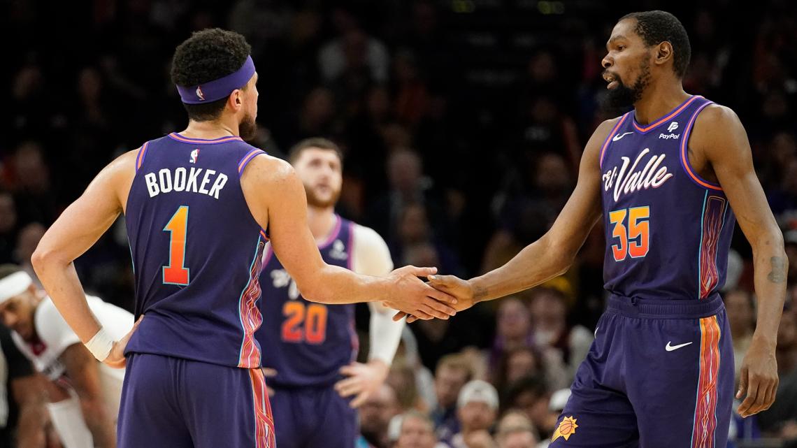 Booker, Durant join Team USA for Olympic training camp | 12news.com