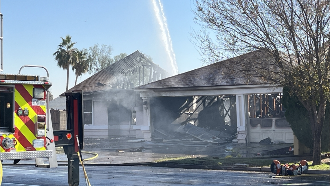Vacant Arizona home destroyed by fire. investigators looking for cause ...