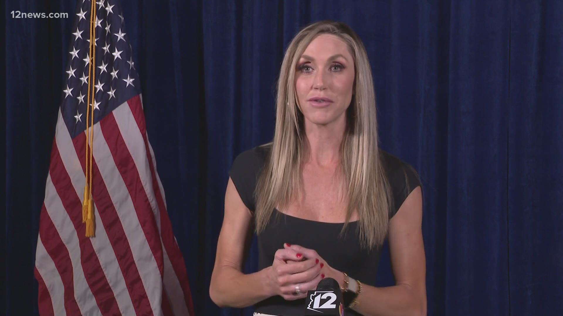 Lara Trump campaigns for President Donald Trump in the Valley | 12news.com