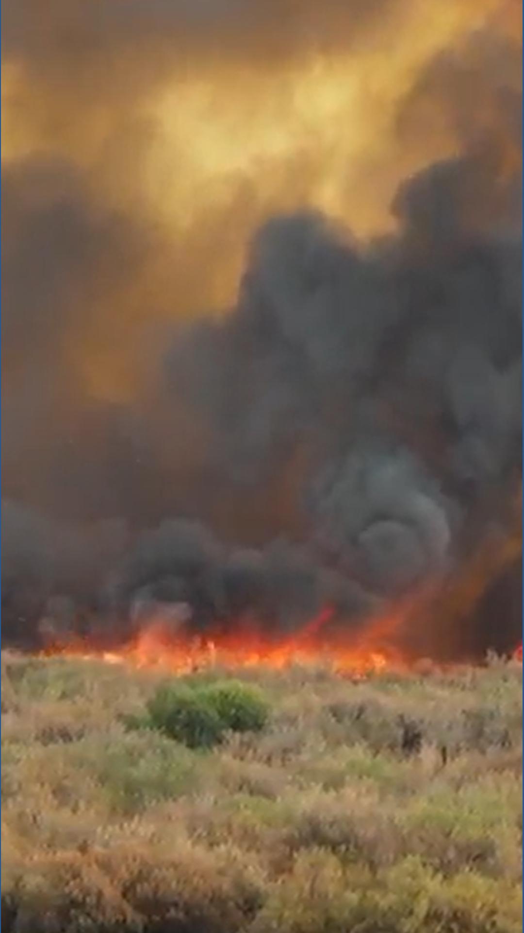 DRONE VIDEO: Buckeye brush fire burns 160+ acres | 12news.com