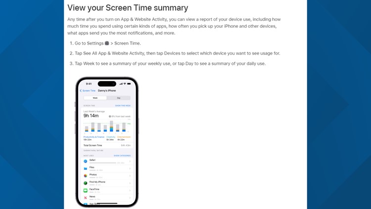 How do you find out how much time you spend on your phone? | 12news.com
