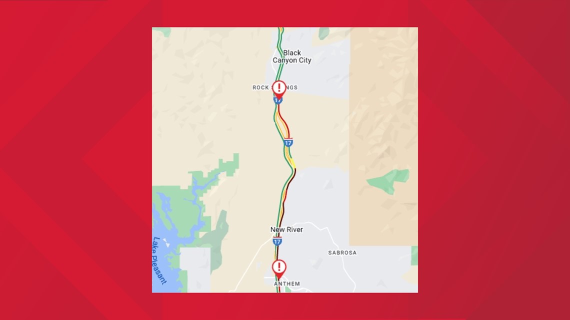 I-17 backups Wednesday afternoon | 12news.com