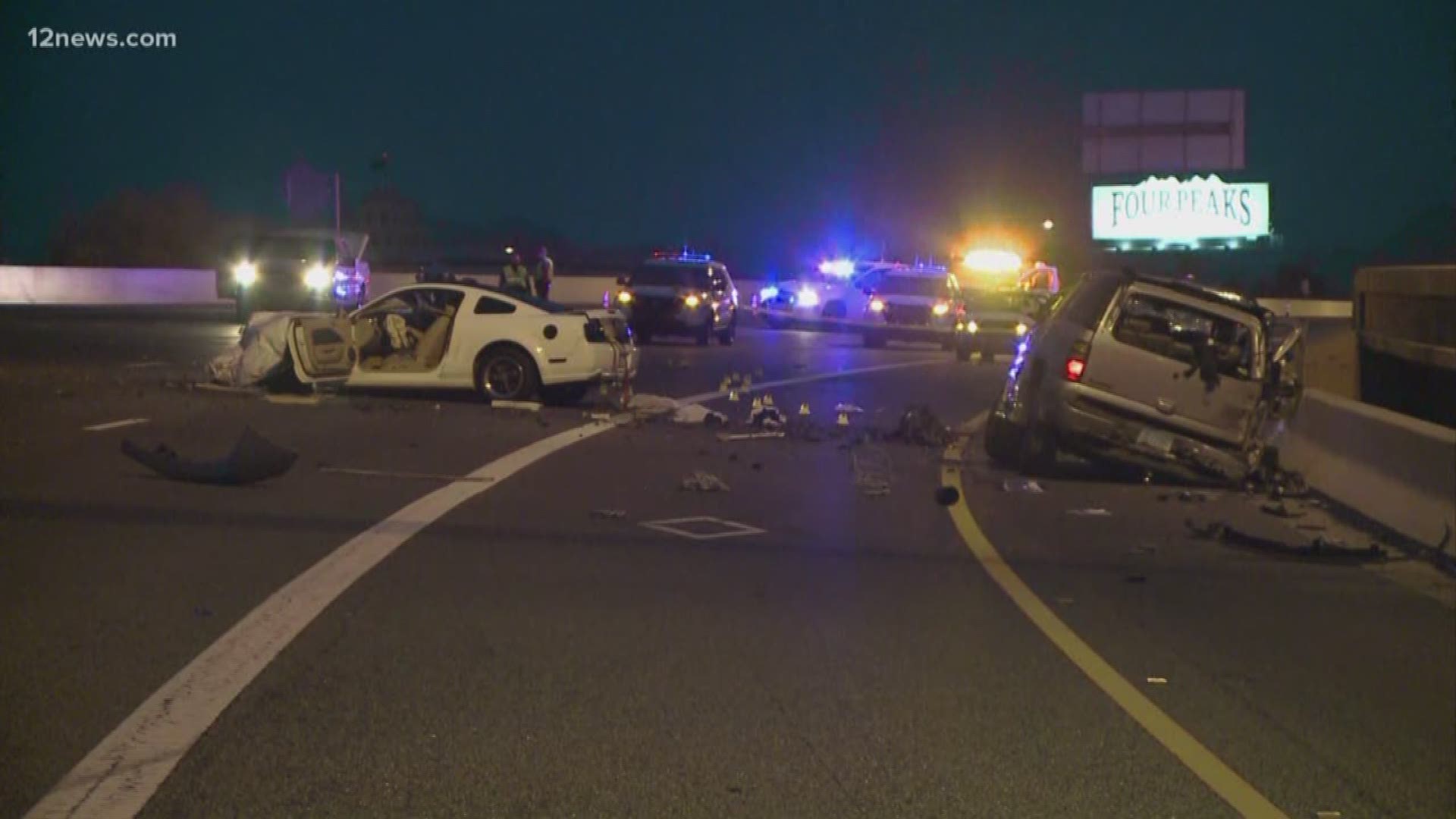 1 person ejected from vehicle in serious crash on Loop 202 | 12news.com