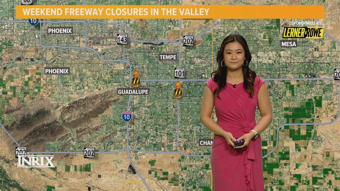 Phoenix traffic info: Weekend closures and detours for April 26 ...