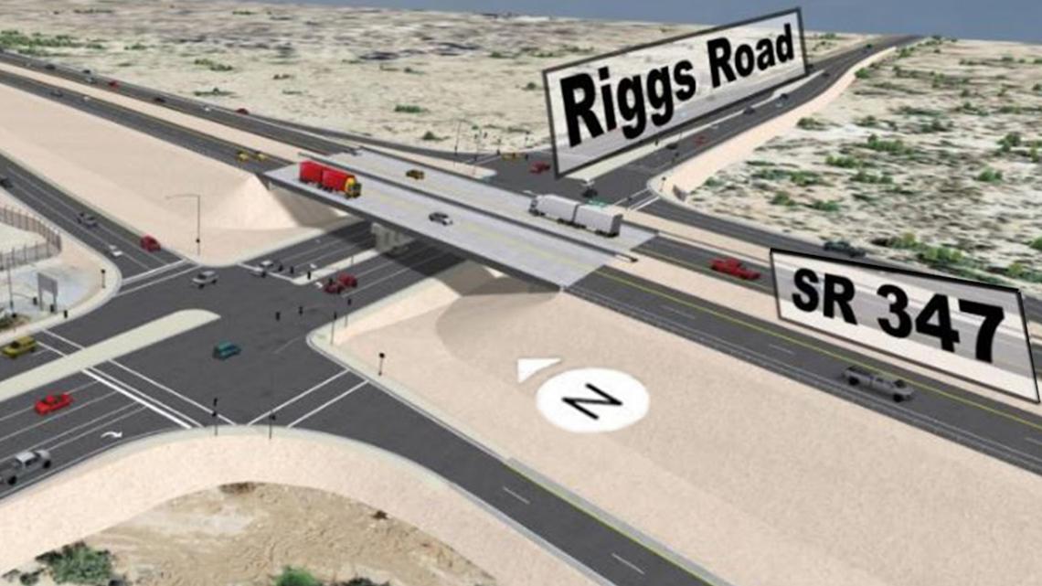 Final design for improving State Route 347 selected by ADOT | 12news.com