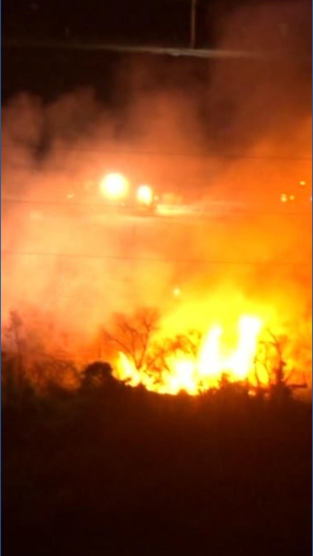 Fire erupts in Phoenix river bottom | 12news.com