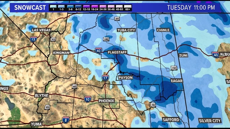 Coldest air Arizona has seen this season is scheduled for weekend ...