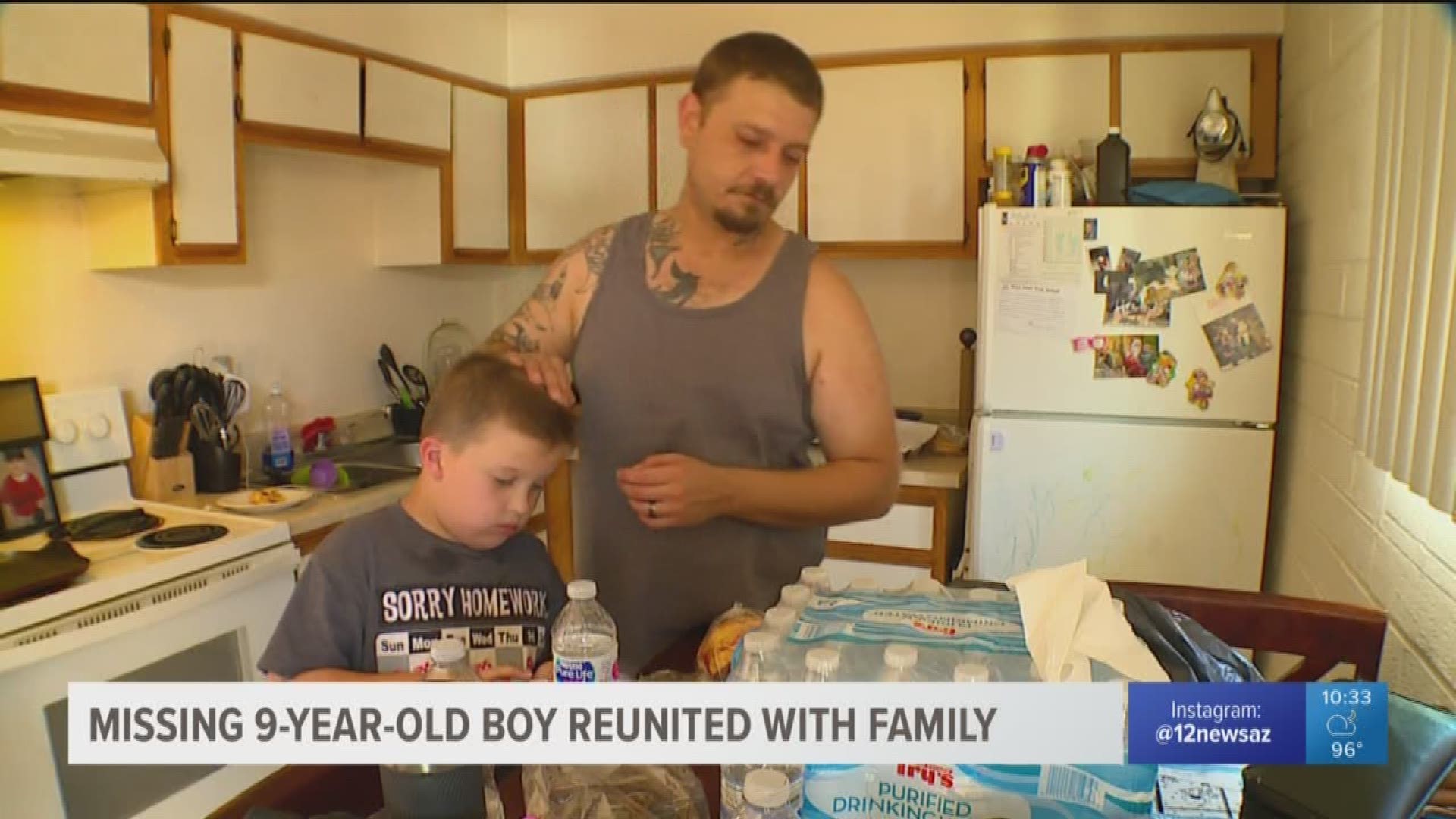 Video: Boy reunited with family after he was missing for 24 hours ...