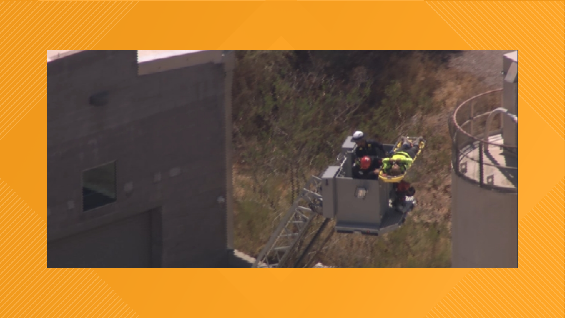 Firefighters rescue person stuck on top of silo in Tempe | 12news.com