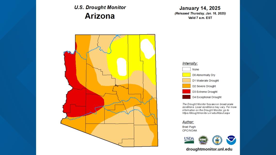 Phoenix nears dry streak record as state experiences drought | 12news.com