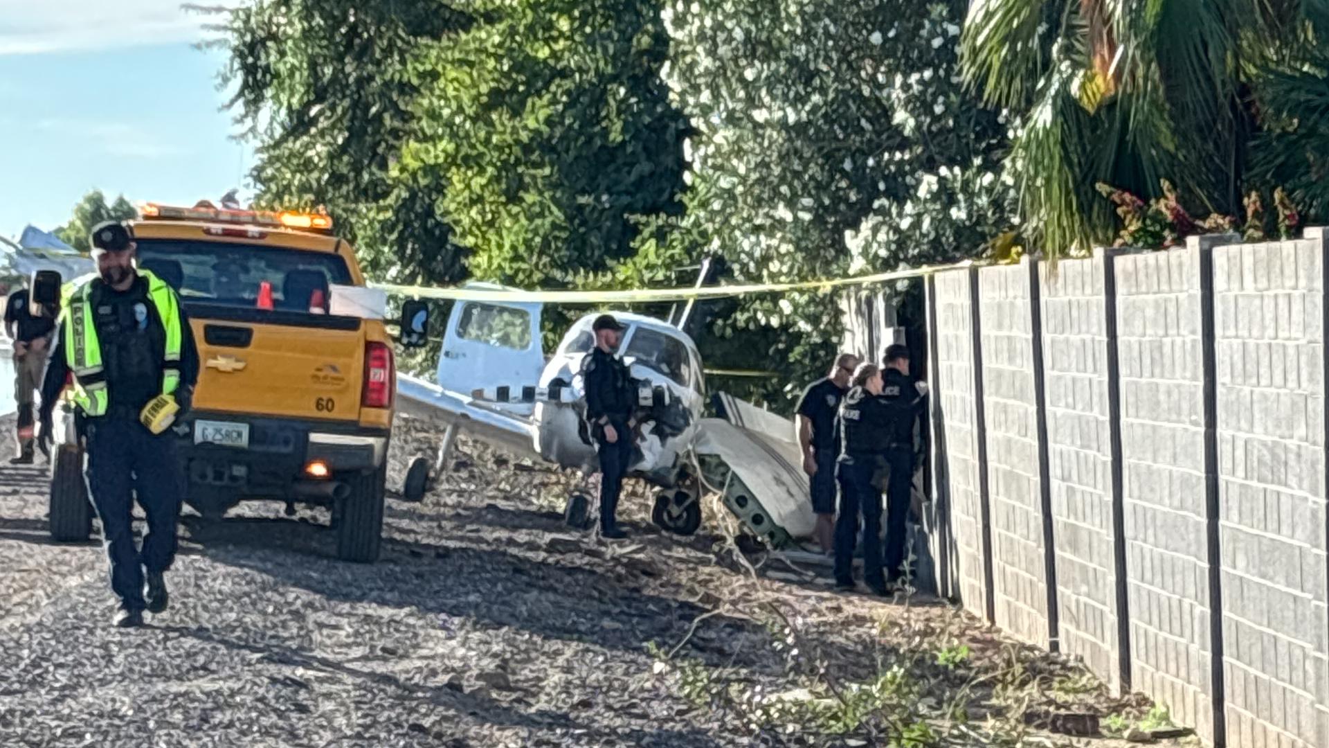 2 people walk out of plane crash safely near Mesa's Falcon Field ...