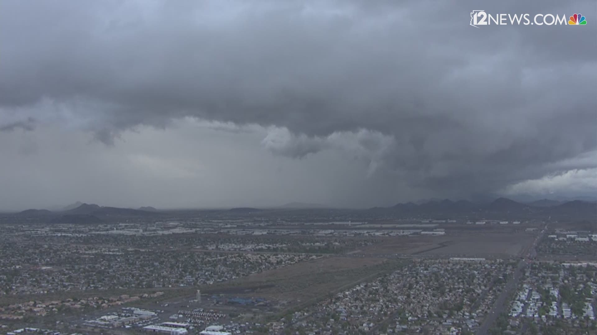Sky 12 captures ominous storm clouds moving into the Valley | 12news.com