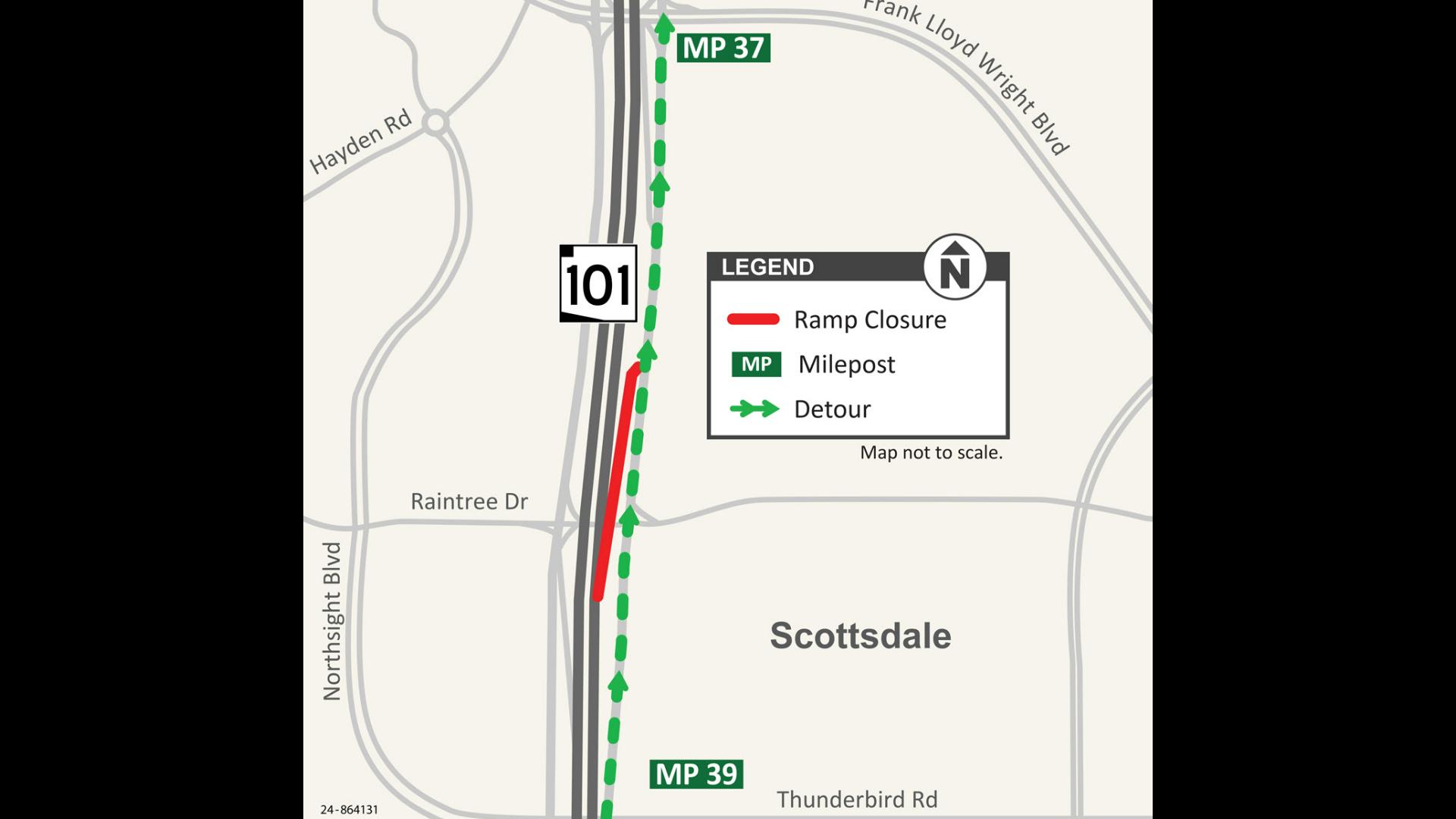 3 Loop 101 ramps to have extended closures in north Scottsdale | 12news.com