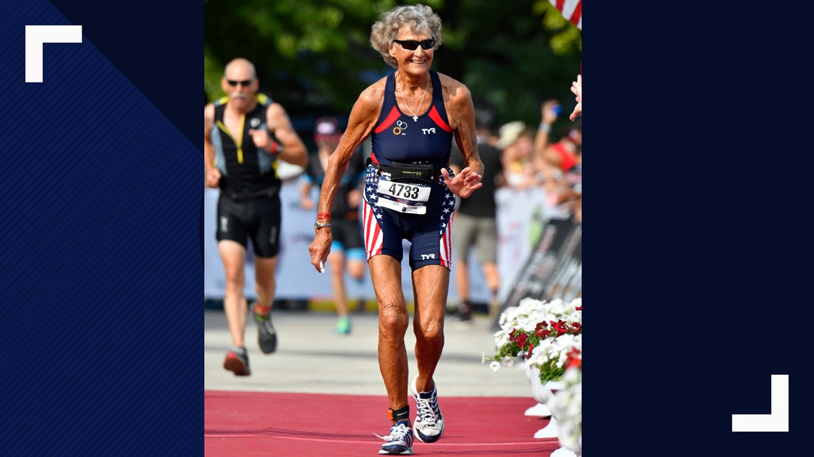'Iron Nun' who has completed 390 triathlons to cheer on runners at ...